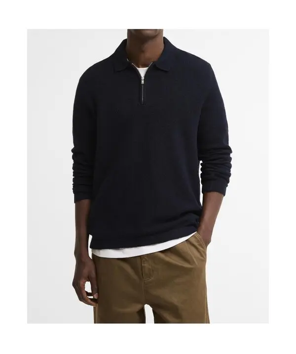Barbour Collared Knit Sweater