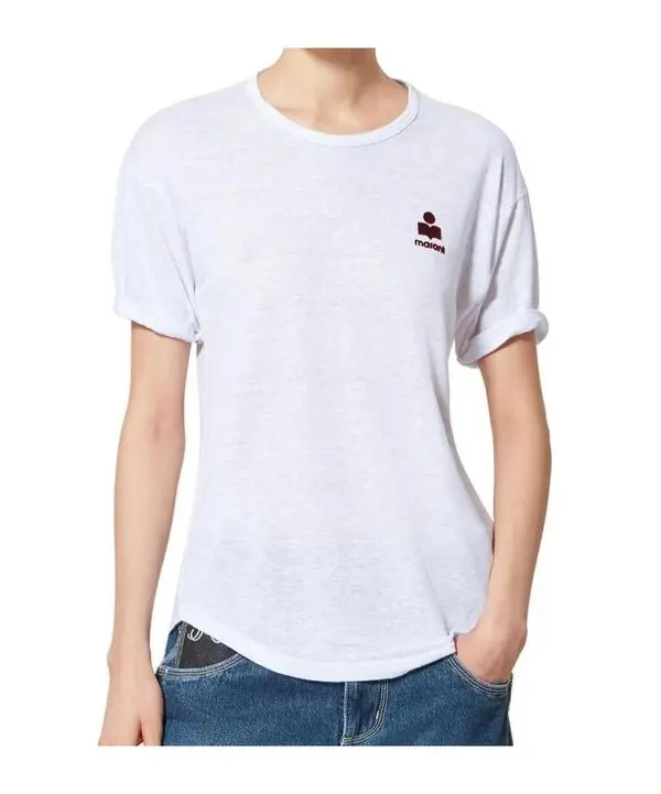 Isabel Marant Étoile Logo-print T-shirt - White