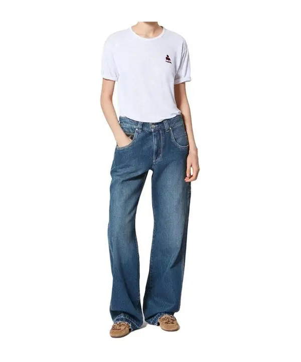 Isabel Marant Étoile Logo-print T-shirt - White