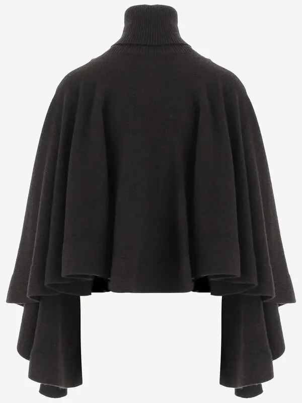 Jacquemus Draped High-neck Knitted Sweater
