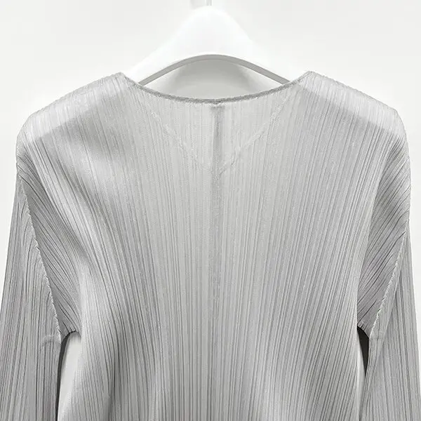 Issey Miyake Pleated Cardigan