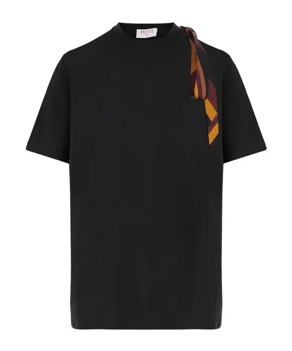 Emilio Pucci Scarf Detailed T-shirt