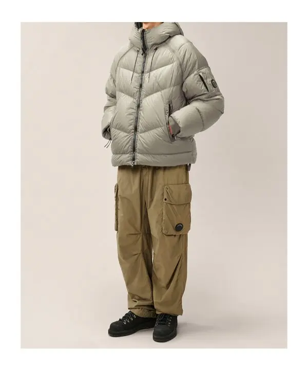 C.P. COMPANY Down Shield Lens Hooded Puffer