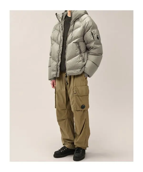 C.P. COMPANY Down Shield Lens Hooded Puffer