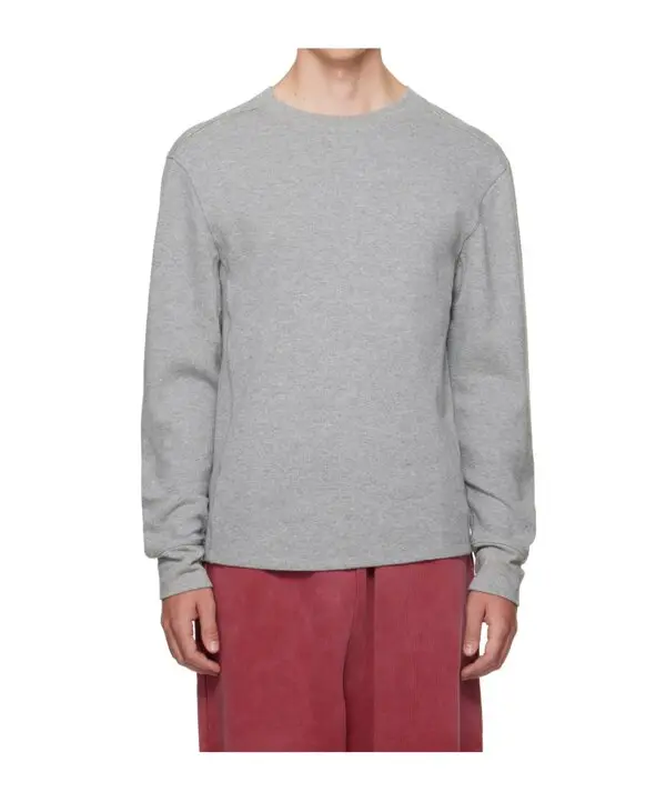 ENTIRE STUDIOS Waffle-knit Long-sleeve T-shirt