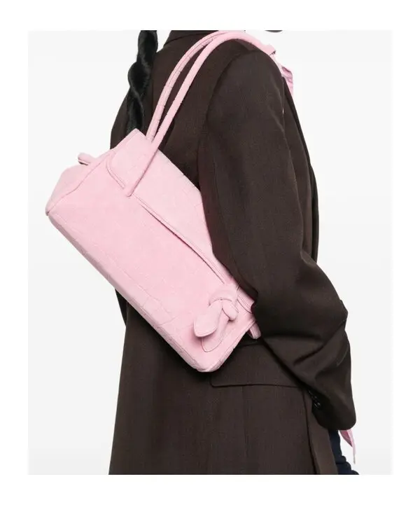 Jacquemus Knotted Embossed Shoulder Bag