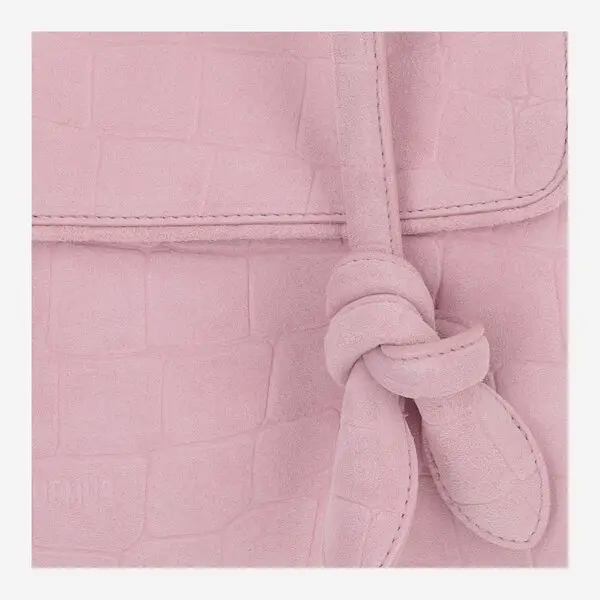 Jacquemus Knotted Embossed Shoulder Bag