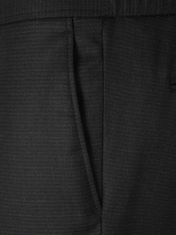 Brioni Elastic-waist Wool Trousers