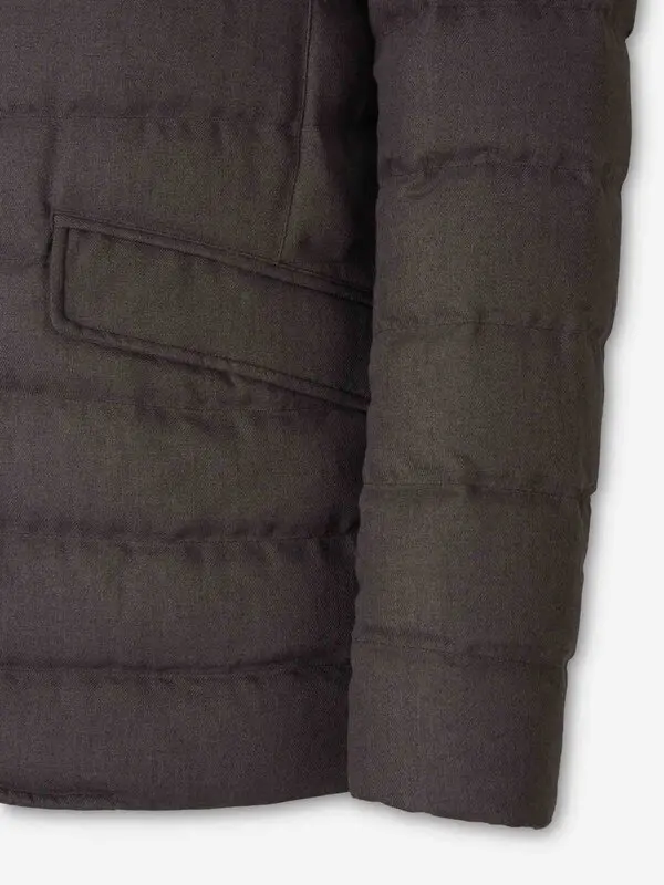 Herno Quilted Down Jacket - Dark Brown