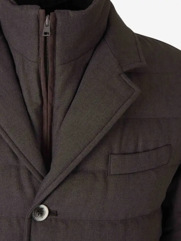 Herno Quilted Down Jacket - Dark Brown
