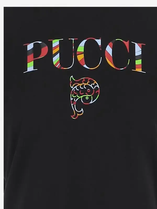 Emilio Pucci Cotton T-shirt With Logo