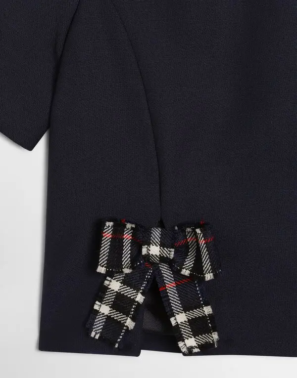Dolce & Gabbana Wool Crêpe Blouse With Bows