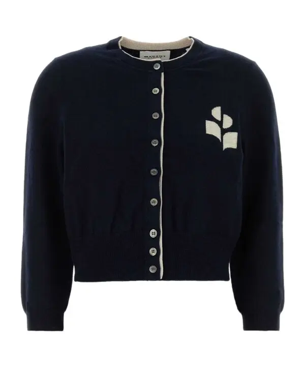 Isabel Marant Étoile Lona Crewneck Cardigan - Navy