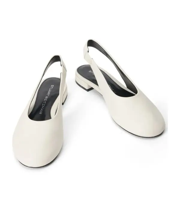 STUART WEITZMAN Lenny Slingback - Cream