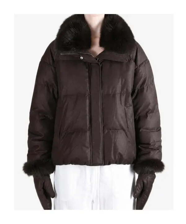YVES SALOMON Long-sleeved Down Jacket