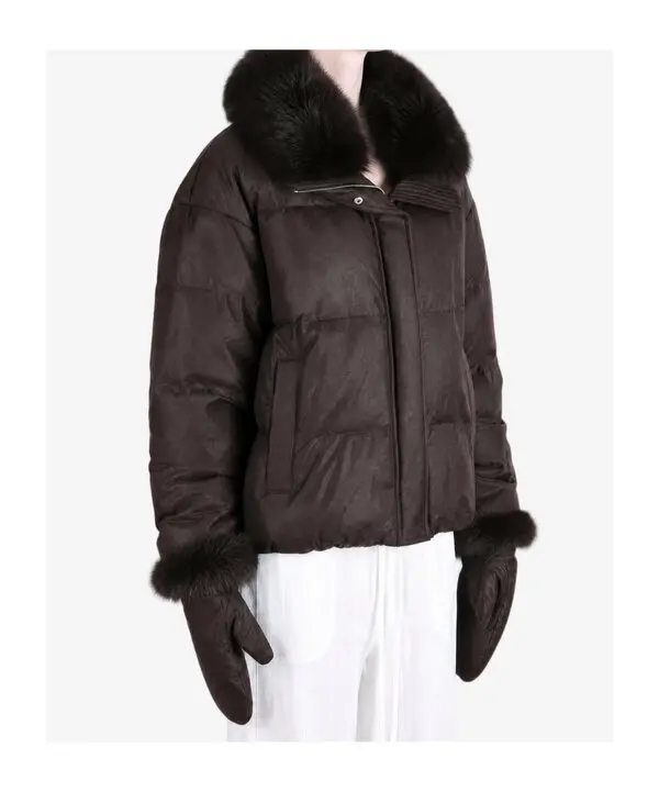 YVES SALOMON Long-sleeved Down Jacket