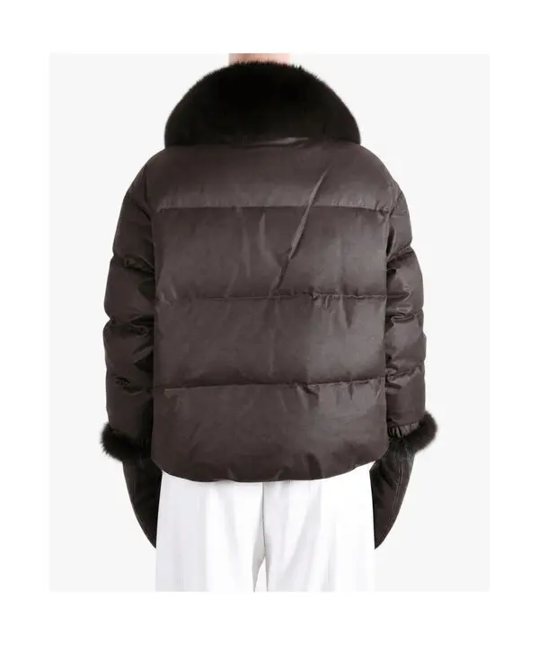 YVES SALOMON Long-sleeved Down Jacket