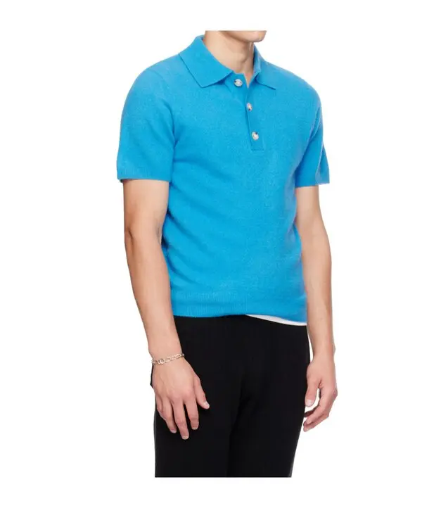 ENTIRE STUDIOS Button-front Short-sleeve Polo Shirt