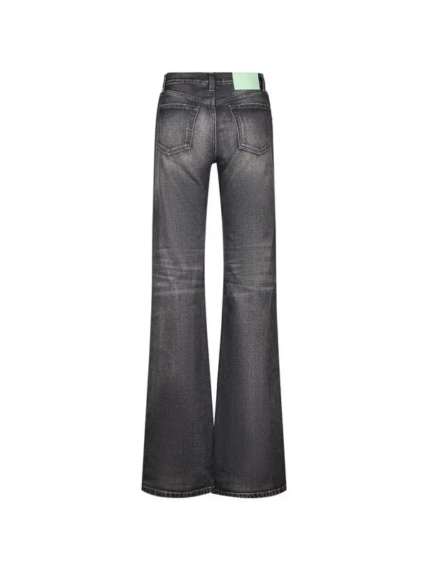 HAIKURE Logo Patch Straight-leg Jeans