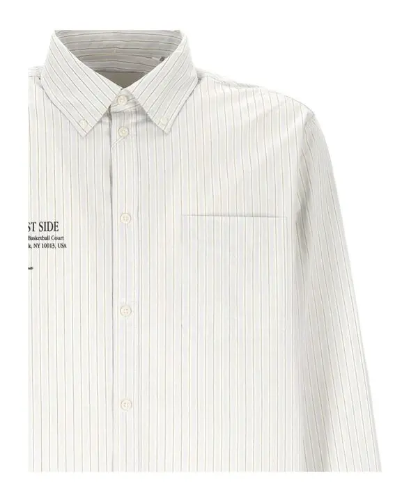 LES DEUX Striped Print Shirt