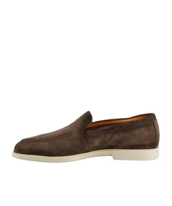 Santoni Malibu Almond Toe Loafers