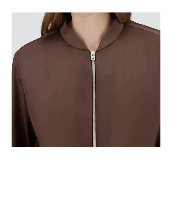 Herno Resort Bomber Jacket In Extra-fine Satin