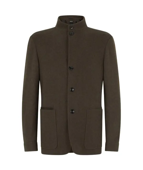 Zegna Stand-collar Short Coat