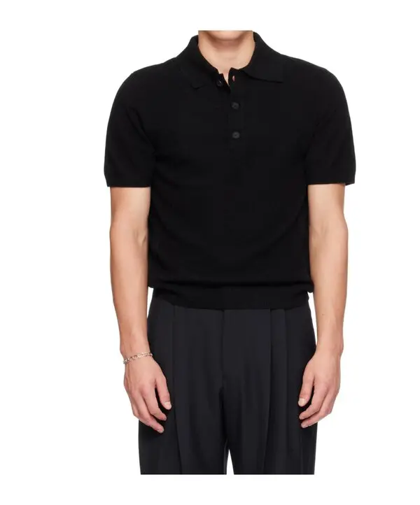 ENTIRE STUDIOS Wool Polo Knitted Top
