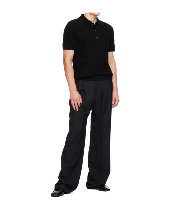 ENTIRE STUDIOS Wool Polo Knitted Top