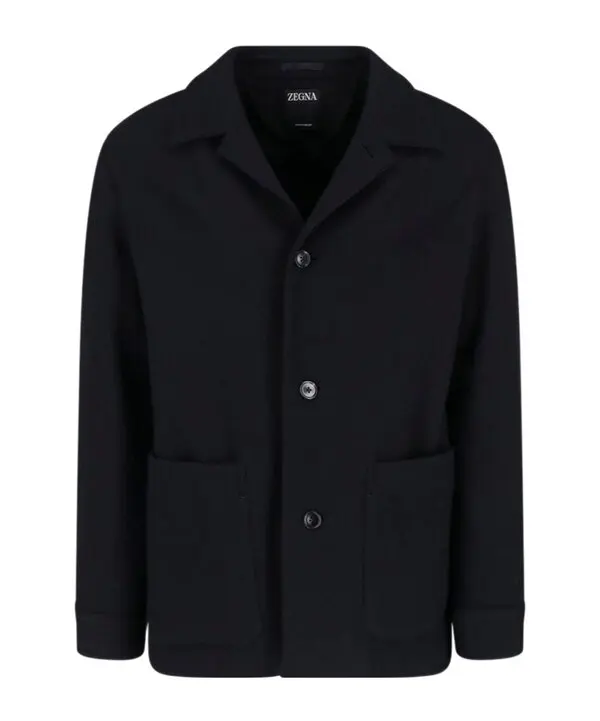 Zegna Single-breasted Patch-pocket Blazer