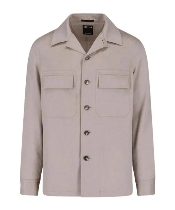 Zegna Oasi Button-up Overshirt
