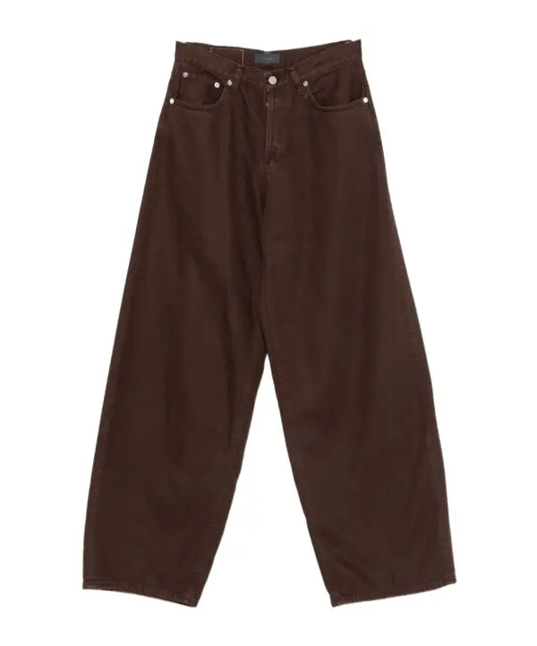 HAIKURE Wide-leg Jeans - Brown