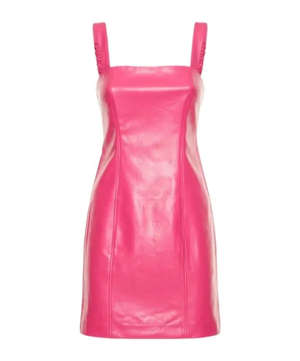 ROTATE BY BIRGER CHRISTENSEN Herlina Coated Viscose Mini Dress