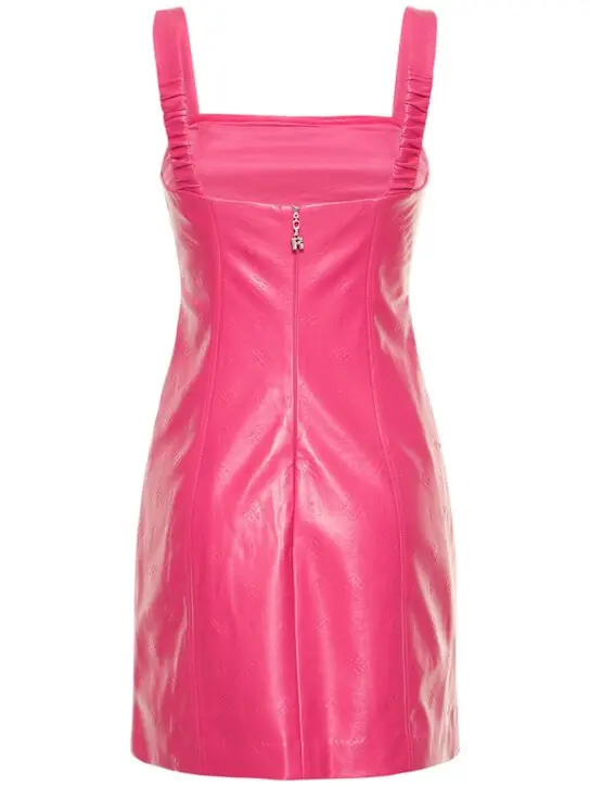 ROTATE BY BIRGER CHRISTENSEN Herlina Coated Viscose Mini Dress