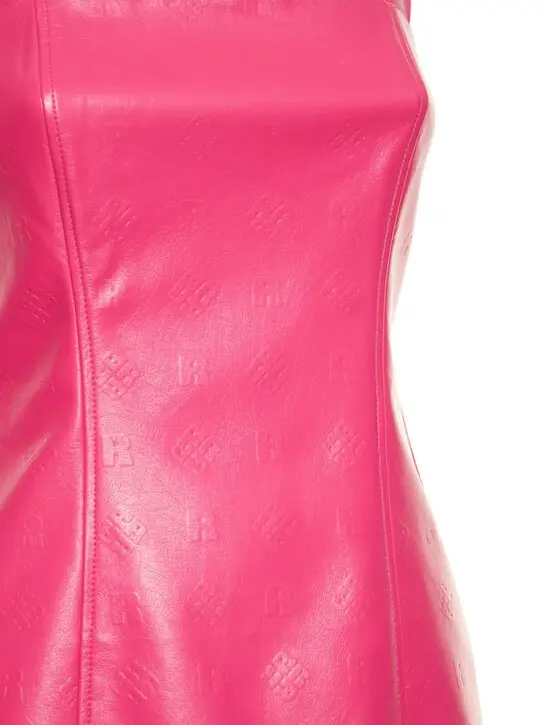ROTATE BY BIRGER CHRISTENSEN Herlina Coated Viscose Mini Dress