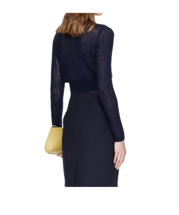 SHUSHU/TONG Long-sleeve Knitted Polo Shirt