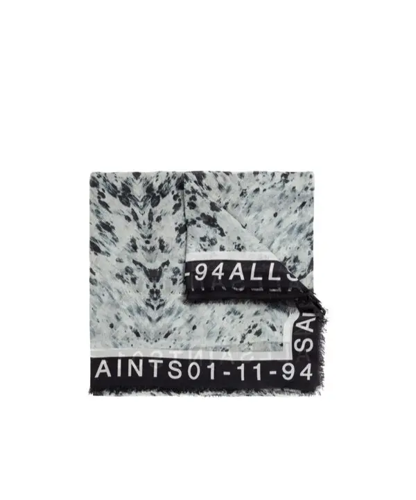 ALLSAINTS Printed Silk Scarf