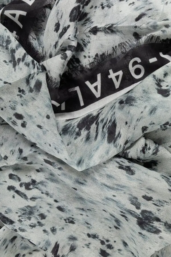 ALLSAINTS Printed Silk Scarf