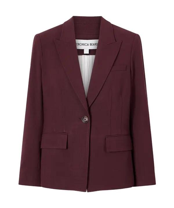 Veronica Beard Isaac Dickey Single-breasted Peaked-lapel Blazer