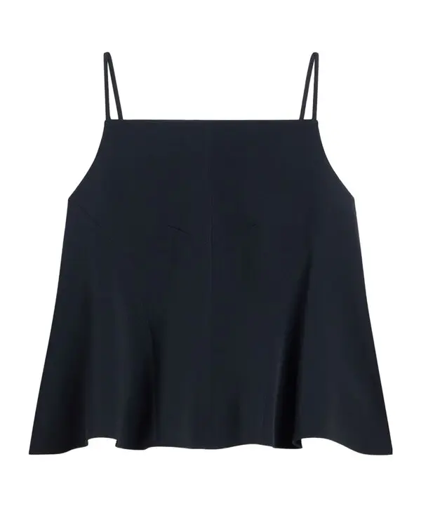 Givenchy Sliced Top In Crepe Cady