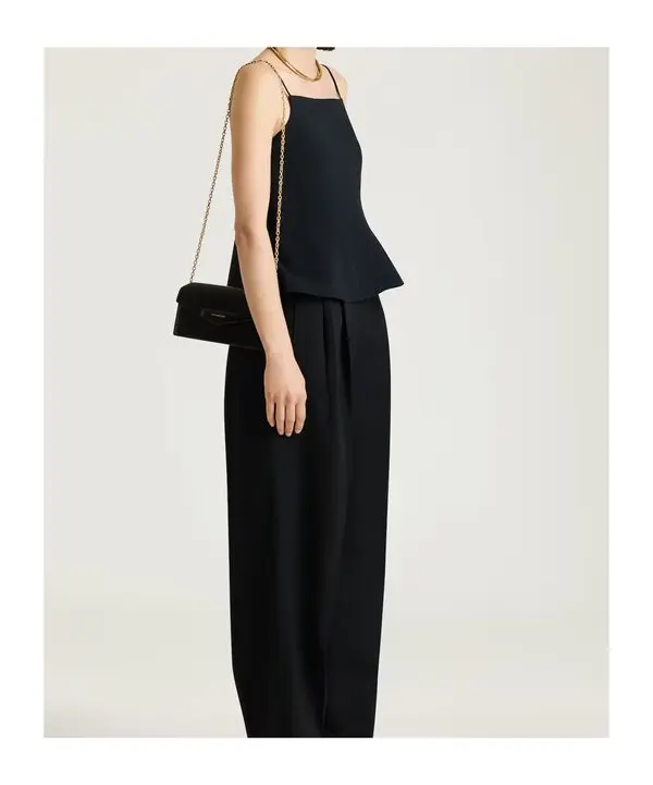 Givenchy Sliced Top In Crepe Cady