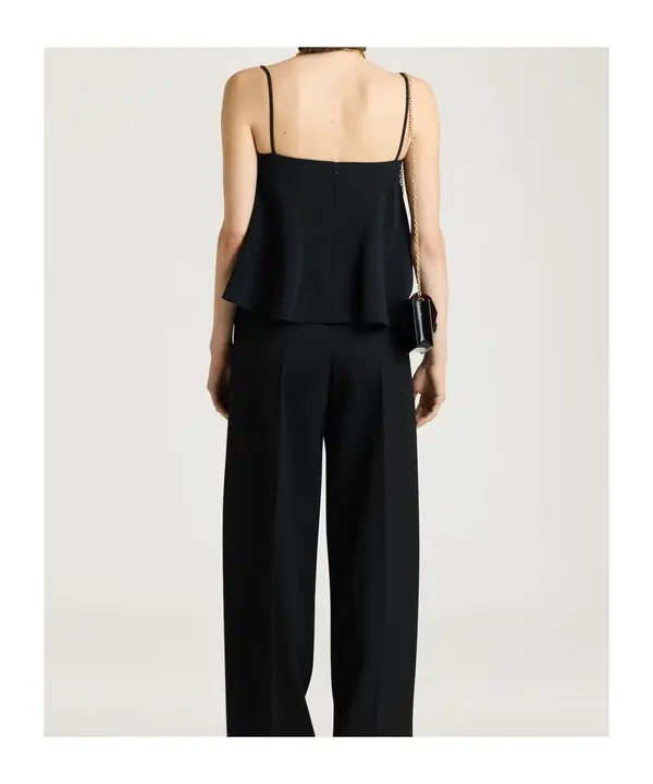 Givenchy Sliced Top In Crepe Cady