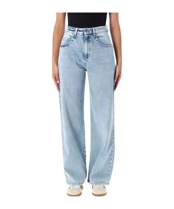 ICON DENIM LOS ANGELES Poppy High-rise Wide-leg Jeans