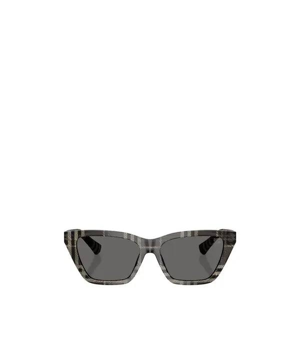 Burberry Cat-eye Frame Sunglasses - Grey Check