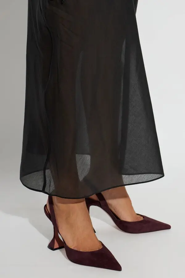 Amina Muaddi Holli Pointed-toe High-heeled Sandals