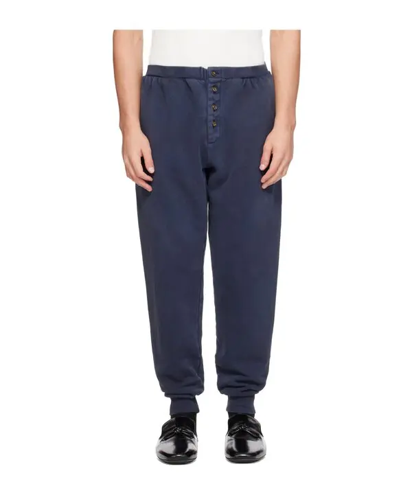 ENTIRE STUDIOS Single-button Detail Sweatpants