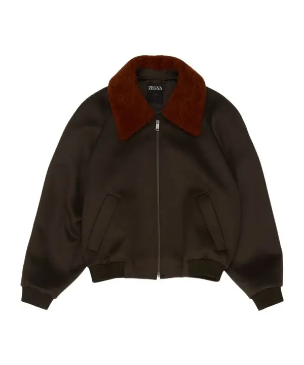 Zegna Regular Fit Zipped Jacket - No