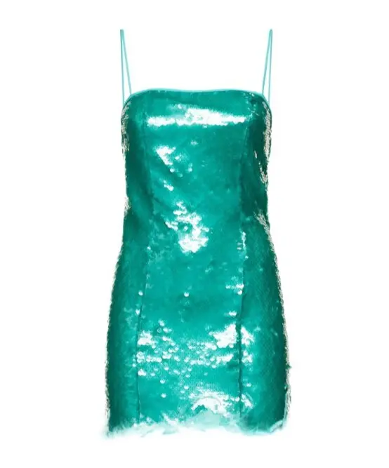 Giuseppe Di Morabito Sequined Mini Dress W/ Feathers