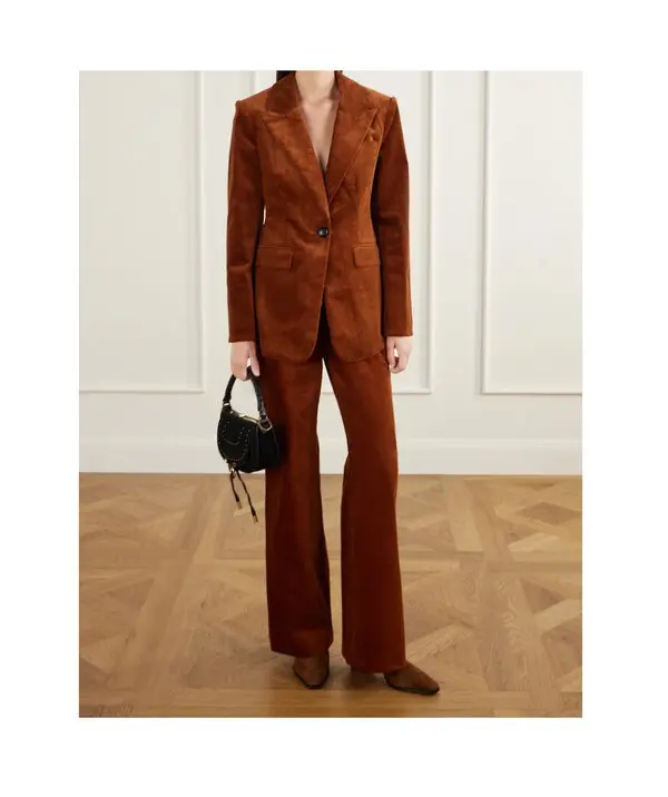 Veronica Beard Livvy Dickey Cotton-blend Corduroy Blazer - Wine Red