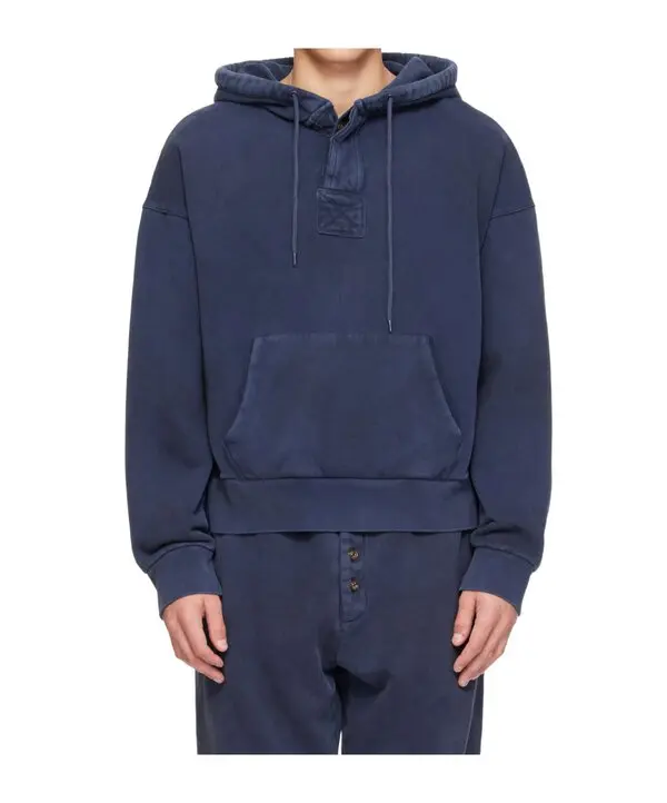 ENTIRE STUDIOS Distressed Hooded Sweatshirt
